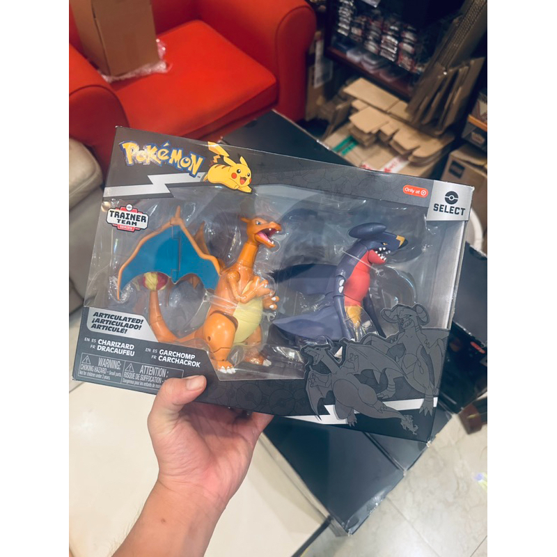 Mô hình Pokemon chính hãng - Charizard x Garchomp | Shopee Việt Nam