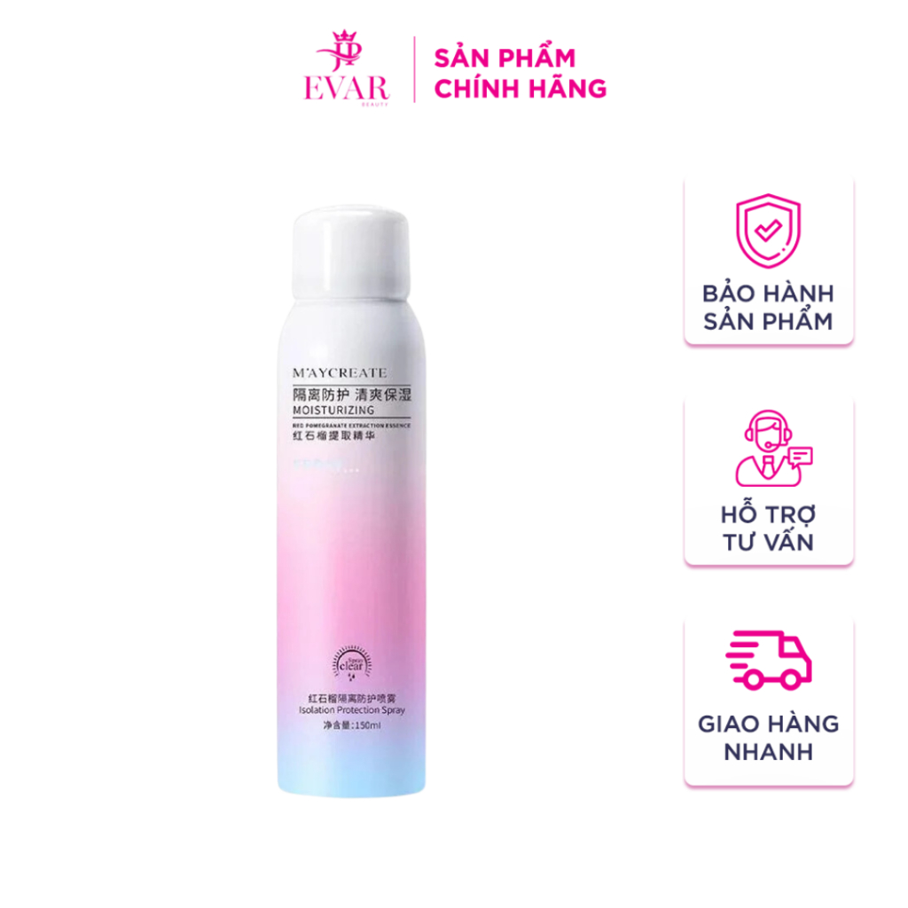 XỊT CHỐNG NẮNG BODY MAYCREATE 150ML | Shopee Việt Nam