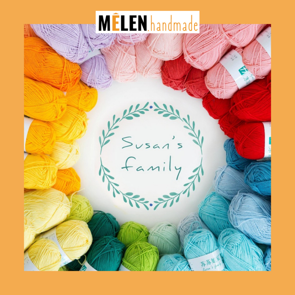 [MÀU 41-81] Len Susan 5 100gram - Len Susan's Family 5 sợi 2mm - Không ...