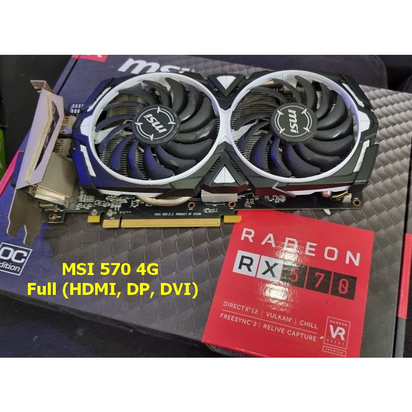 Card Màn Hình VGA PowerColor RX 580 8G | Shopee Việt Nam