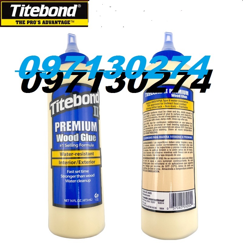 Keo dán gỗ Keo Tibon Titebon Good Glue II trắng sữa dán gỗ 473 ml ...