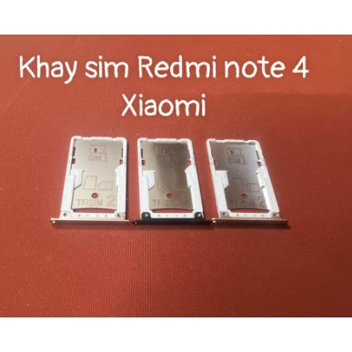 Khay Sim Redmi Note 4 Xiaomi (dành cho phiên bản có ốc đít) | Shopee ...
