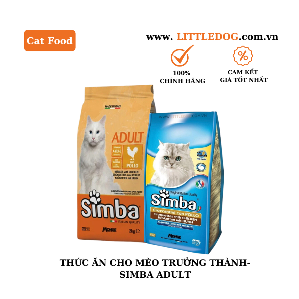 THỨC ĂN CHO MÈO TRƯỞNG THÀNH VỊ GÀ - SIMBA CHICKEN ADULT | Shopee Việt Nam