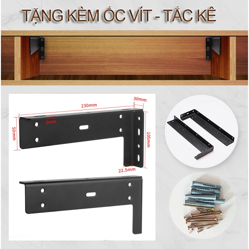 Giá Sắt Gắn Tủ Treo Tường, Lavabo ( Tặng kèm vít + Tắc Kê Đầy Đủ) Pass ...