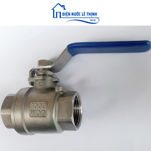 Van Bi Inox Tay Gạt phi 21, 27, 34, 42, 48 Van khoá inox 304 | Shopee ...