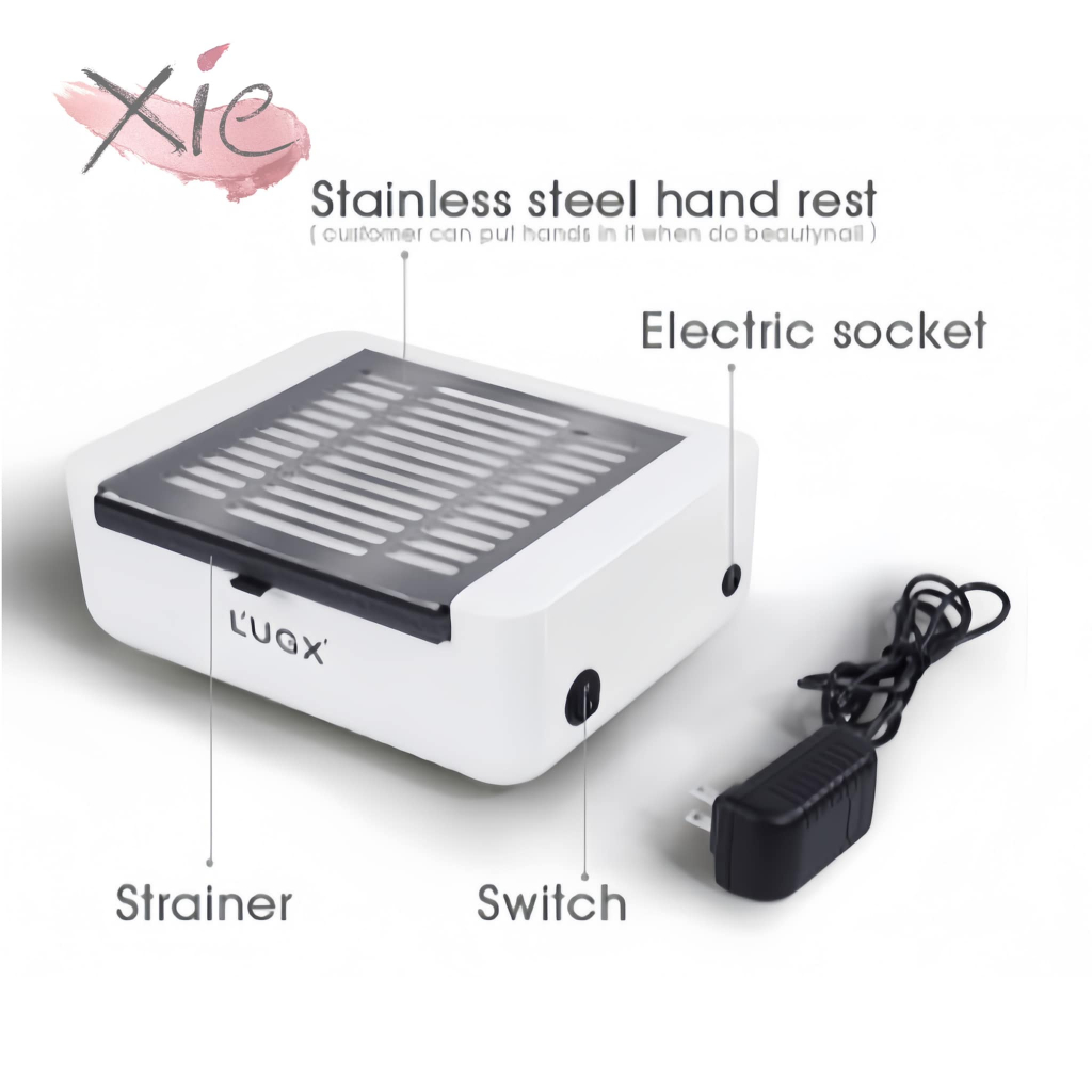 Máy hút bụi nail L’UGX LG608 chính hãng 40W - Máy hút bụi móng tay Lugx chạy êm lực hút mạnh ...