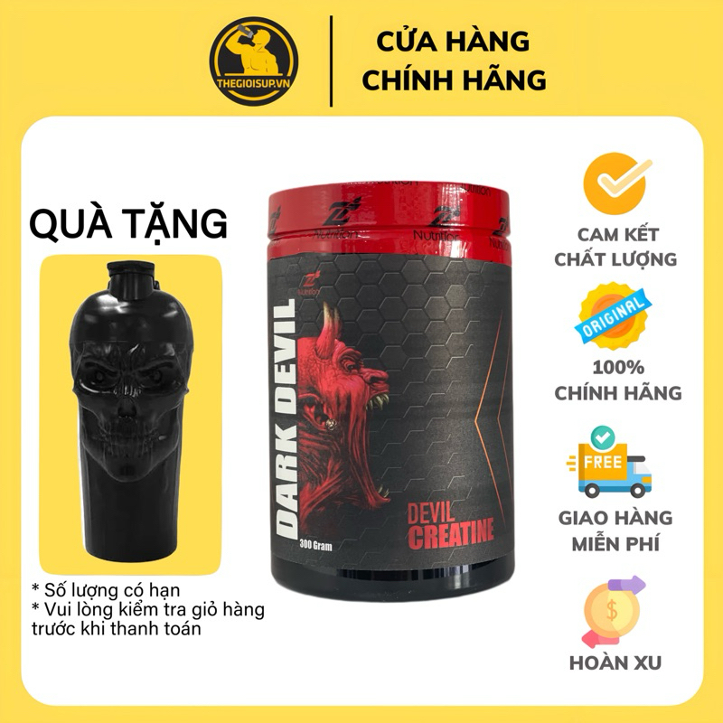 Dark Devil Creatine 600G Monohydrate Tăng Sức Mạnh Cơ Bắp | Shopee Việt Nam