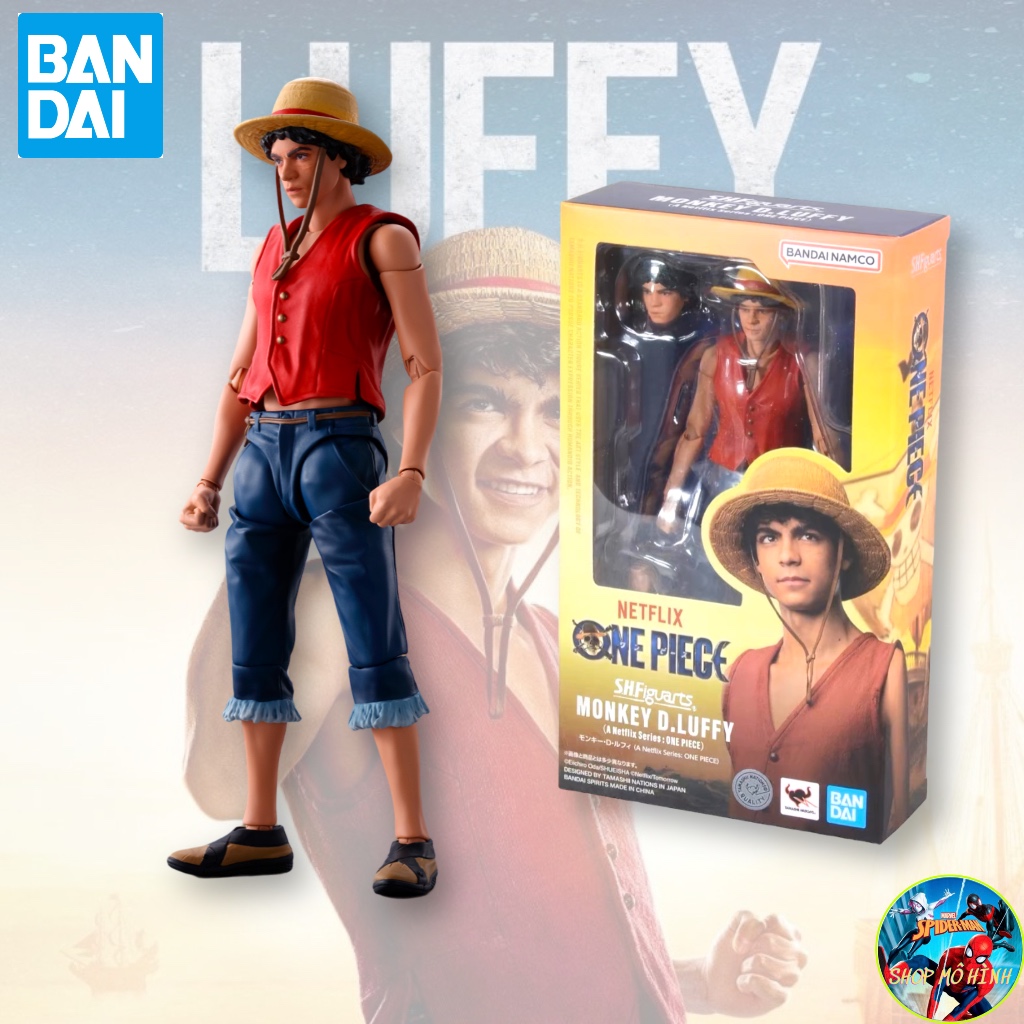 Mô Hình SHF Monkey D. Luffy (A Netflix series: ONE PIECE) chính hãng ...