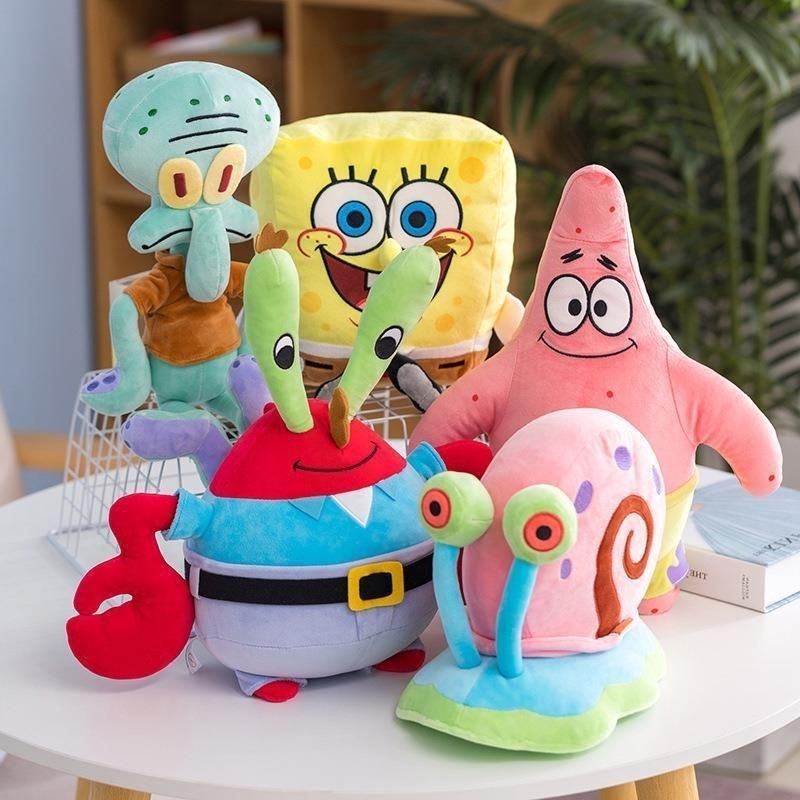 [Ord] Thú nhồi bông Bọt Biển nhân vật phim Hoạt Hình SpongeBob Dễ ...