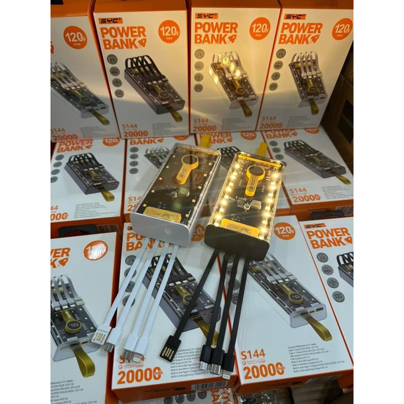 SẠC DỰ PHÒNG CHÍNH HÃNG SYC S144 DUNG LƯỢNG 20.000MAH SẠC NHANH ...