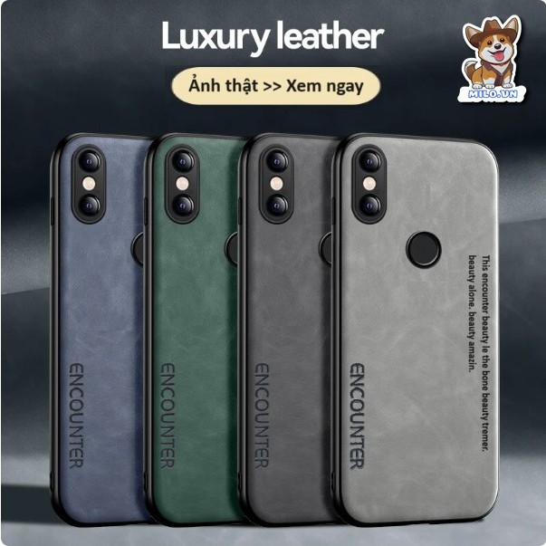Ốp da cừu Italy Xiaomi Mi 8 8se pro lite / Mi 9 9se / Mi 5x / Mi 6X bảo vệ cam, sang trọng ...