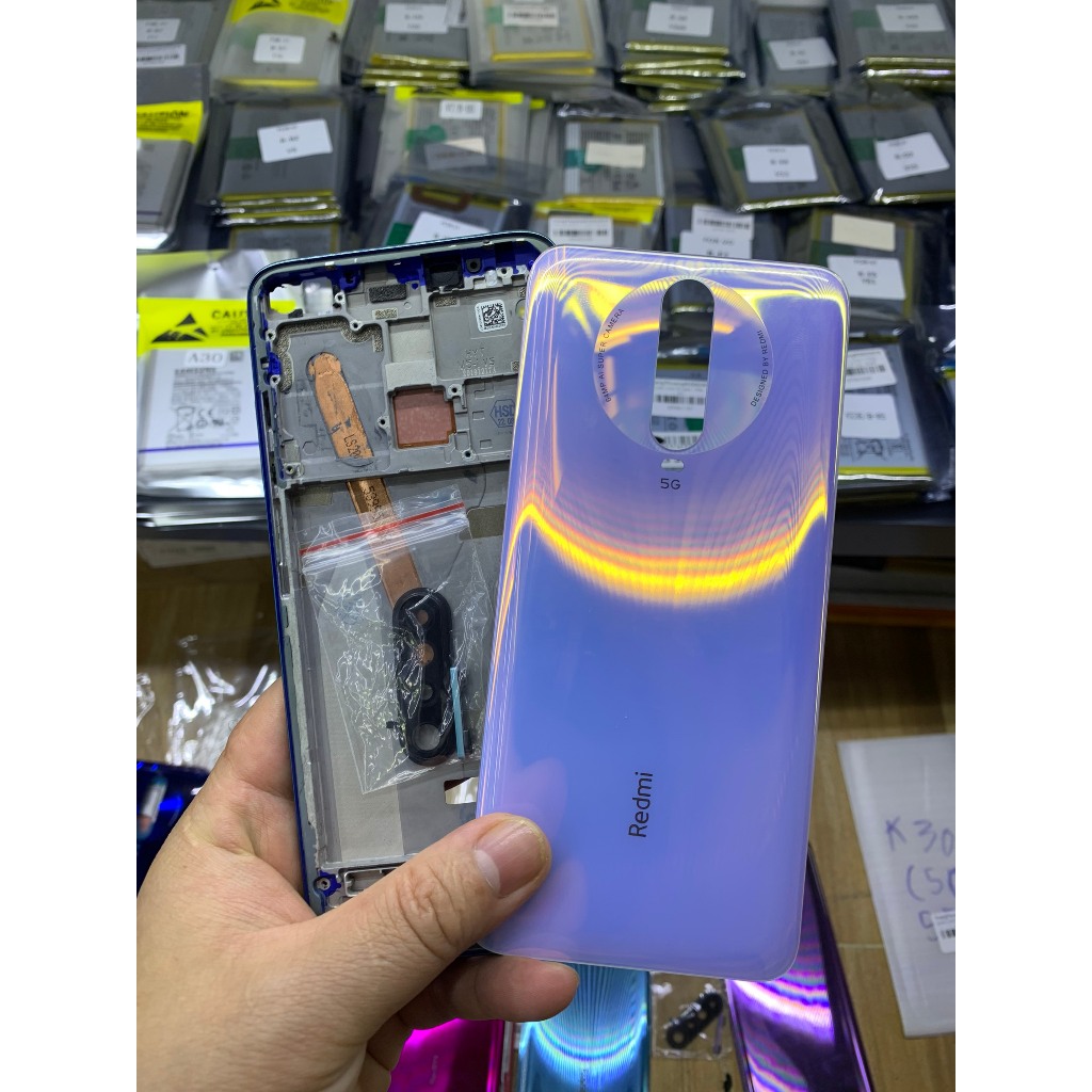 Bộ vỏ, khung xương, Kính lưng điện thoại xiaomi redmi K30 - 5G K30i 5G ...