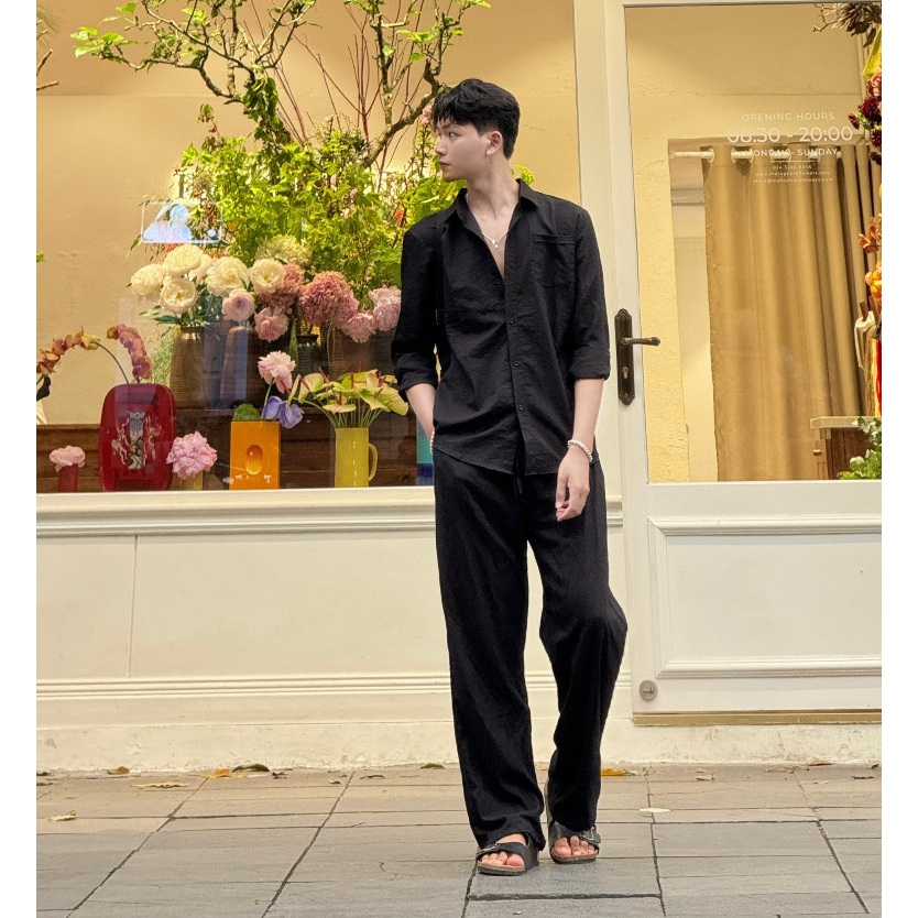 [ Set Quần Áo ] Đũi Nhật Dài Nam Nữ Thoáng Mát Hàng Thiết kế siêu Hot ...