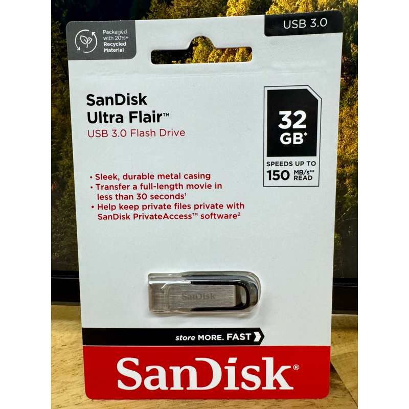 USB 16GB/ 32GB/ 64GB/ 128GB Sandisk ultra Flair usb 3.0 flash drive ...