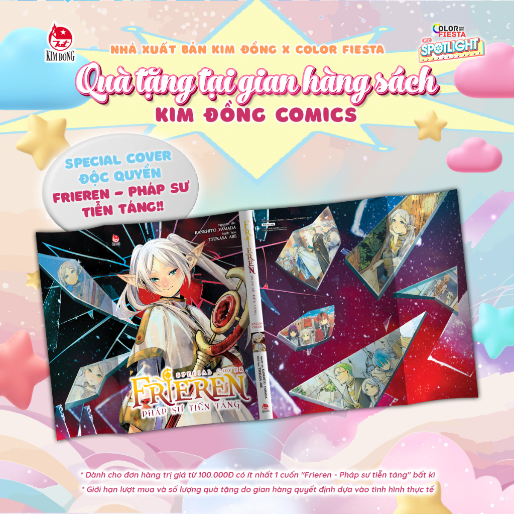 Bìa áo Frieren - Pháp sư tiễn táng - COFI - Color Fiesta ss12 x NXB Kim ...