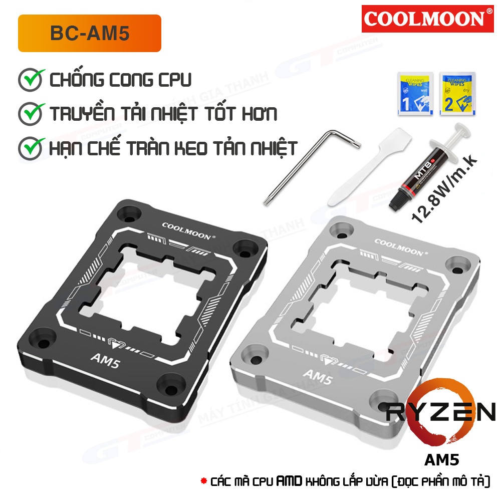 Khung Chống Cong Cpu Amd Bc Am5 Coolmoon Hỗ Trợ Socket Am5 Shopee