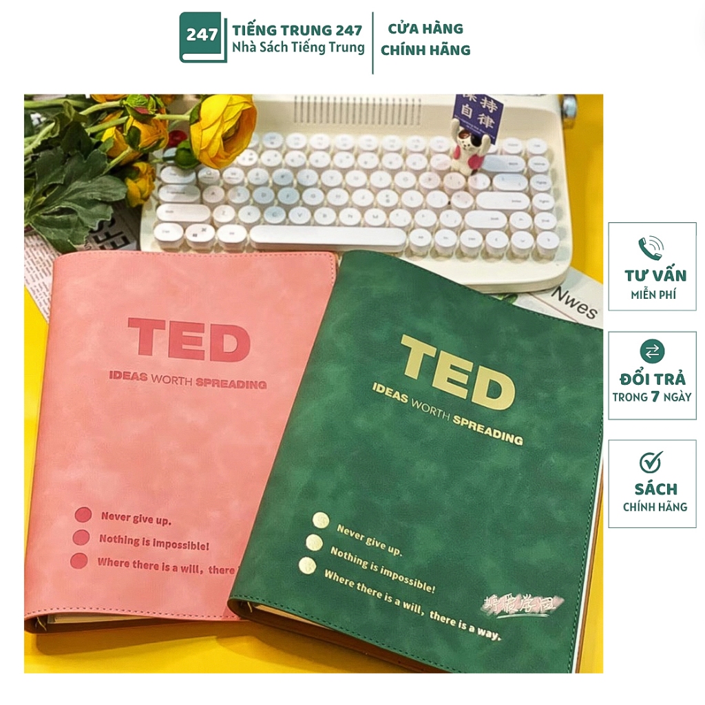 Ted song ngữ Anh Trung ( Tặng kèm bút highlights ) | Shopee Việt Nam