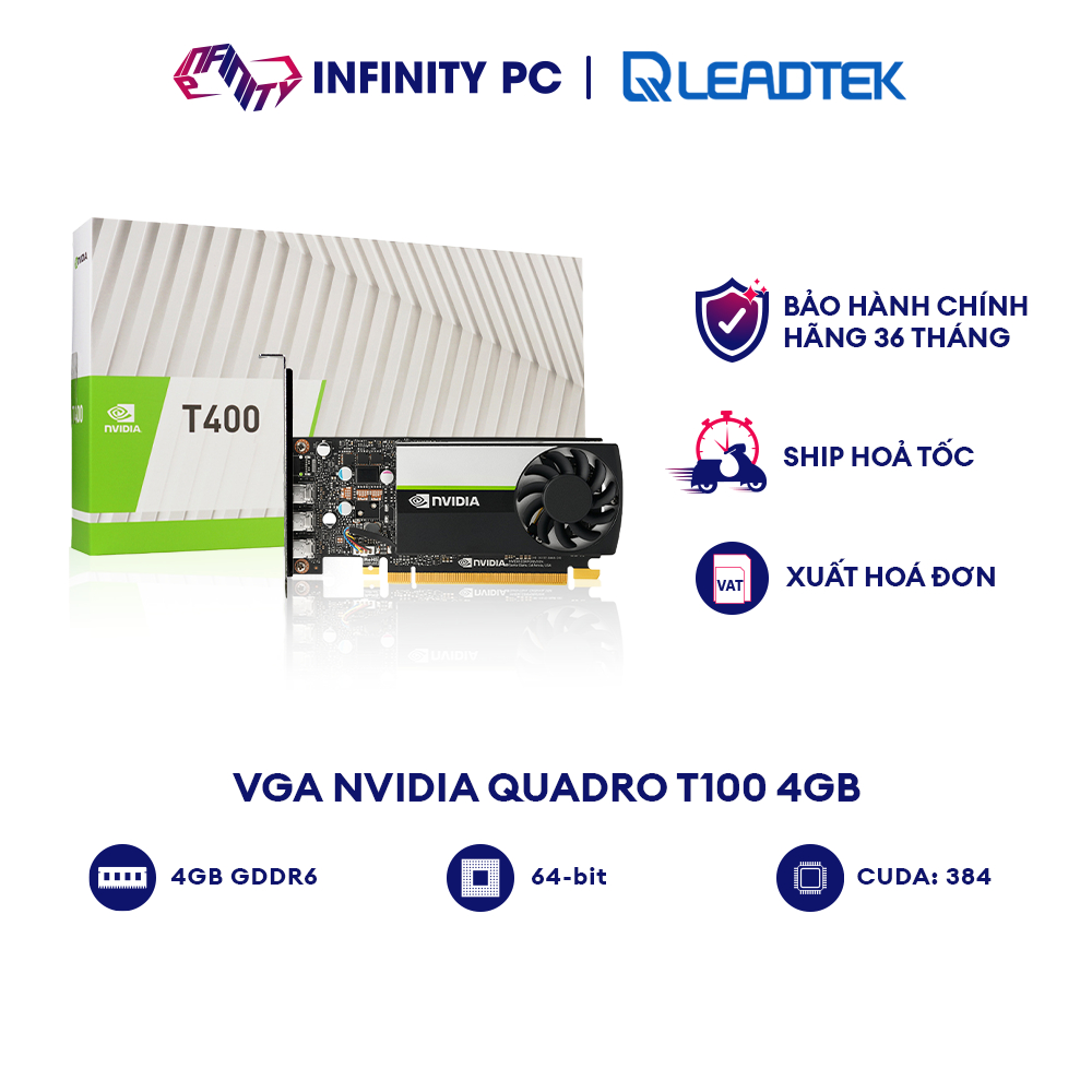 Card Màn Hình VGA LEADTEK Quadro T400 4GB GDDR6 hàng NEW, chính hãng bảo hành 36 tháng | Shopee ...