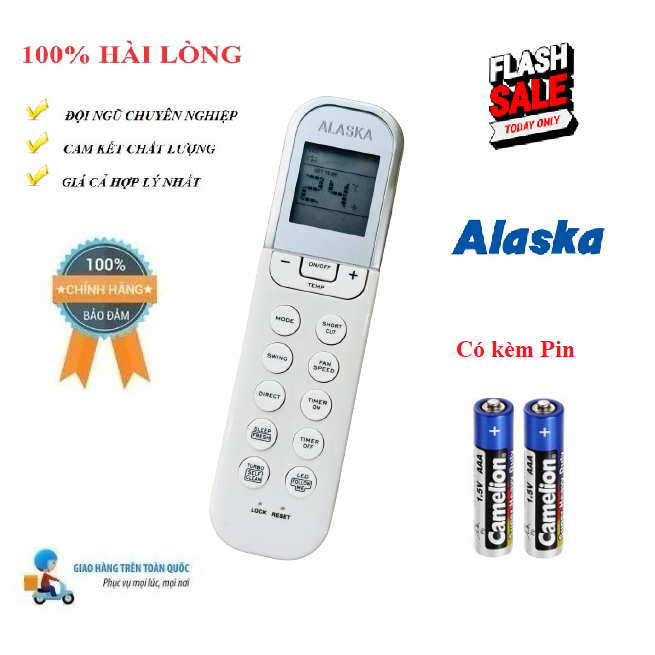 Remote Điều khiển điều hòa Alaska các dòng AC-9W 12W 18W- Hàng tốt ...