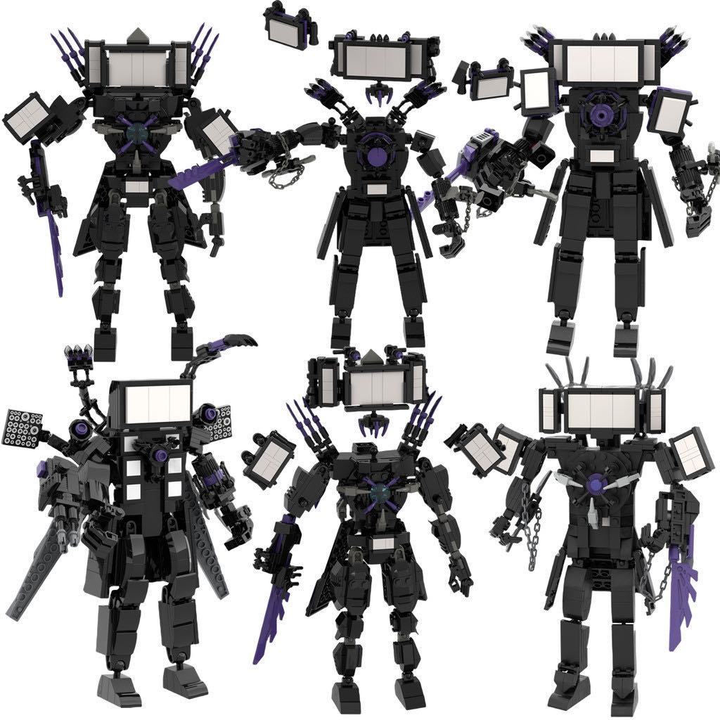 LEGO Skibidi Toilet Titan Titan Tv man đồ chơi Siêu Titan TV Man Khối ...