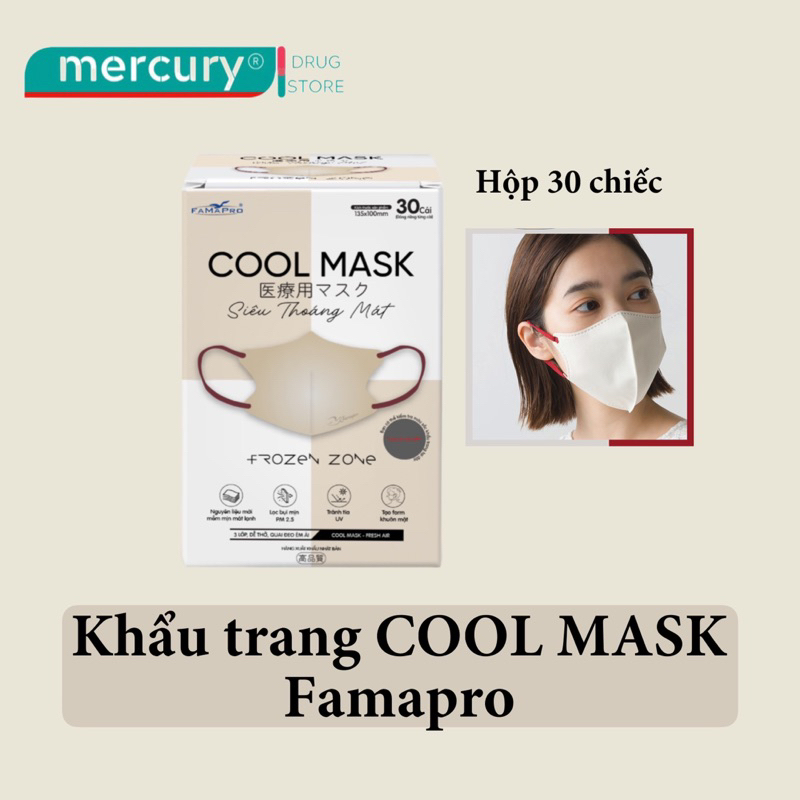 Khẩu Trang Cool Mask Famapro hộp 30 chiếc | Shopee Việt Nam