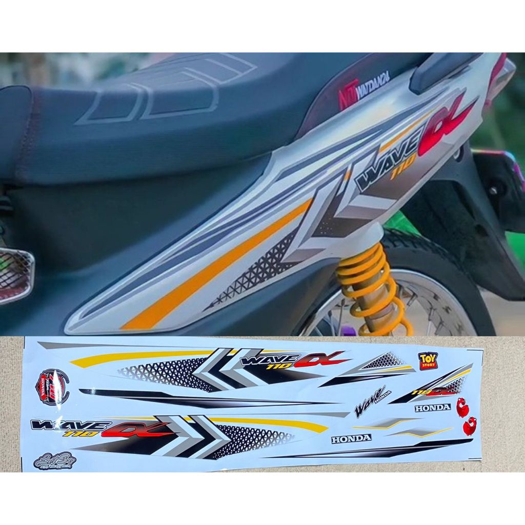 Tem Xe Wave Tem Wave Alpha Mẫu Mới Nhất Năm 2024 Tem Rời 3 Lớp Dán Wave ...