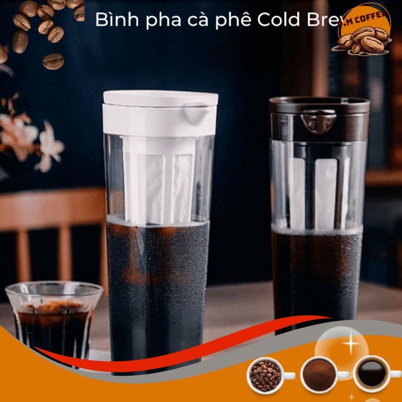 Bình pha cafe COLD BREW (cà phê ủ lạnh) nhựa nguyên sinh ABS 1.1L - PM ...