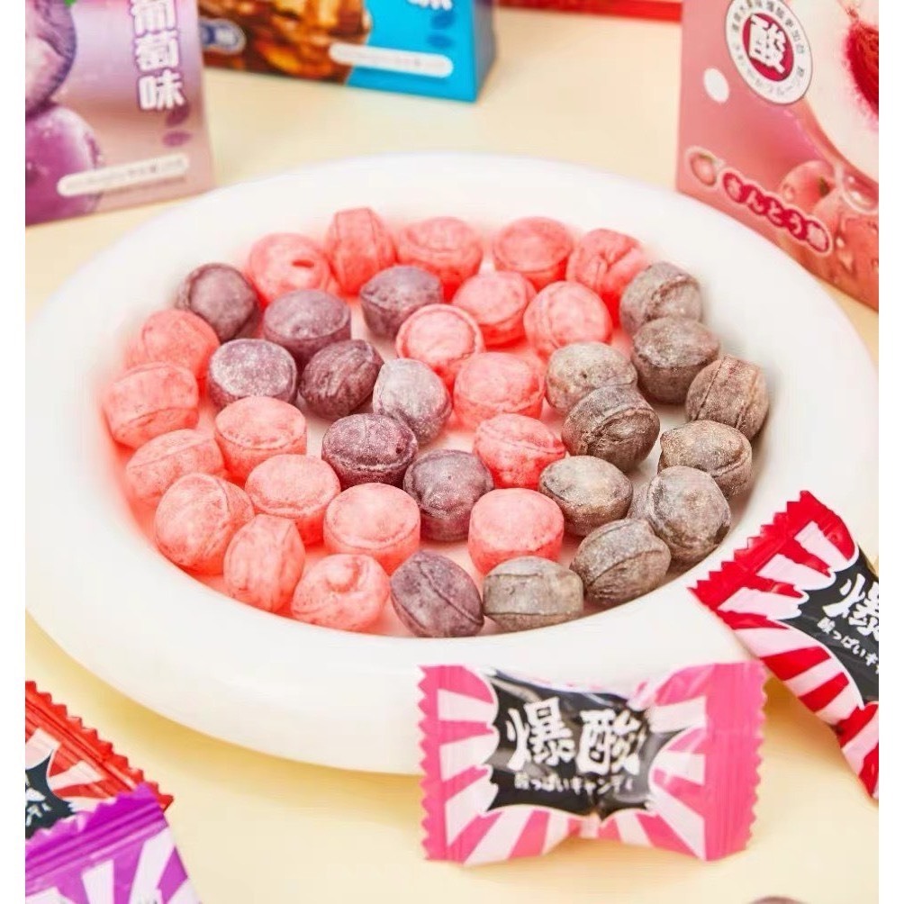 [QUÀ TẶNG KÈM] Kẹo Siêu Chua Mix Bốn Vị (NHO/ĐÀO/COLA/DÂU) Tongle Hộp ...