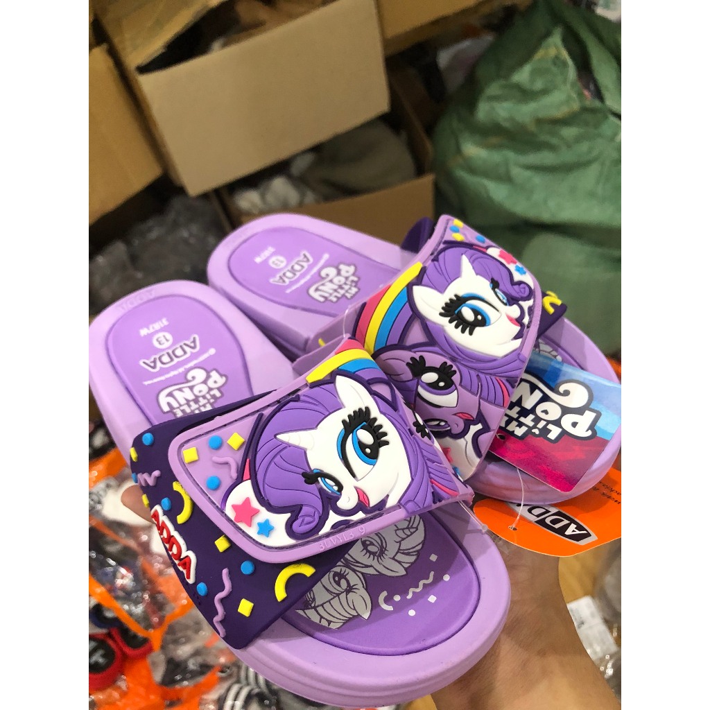 Dép lê cho bé gái quai dán ngựa Pony Thái Lan Adda 31R7W | Shopee Việt Nam