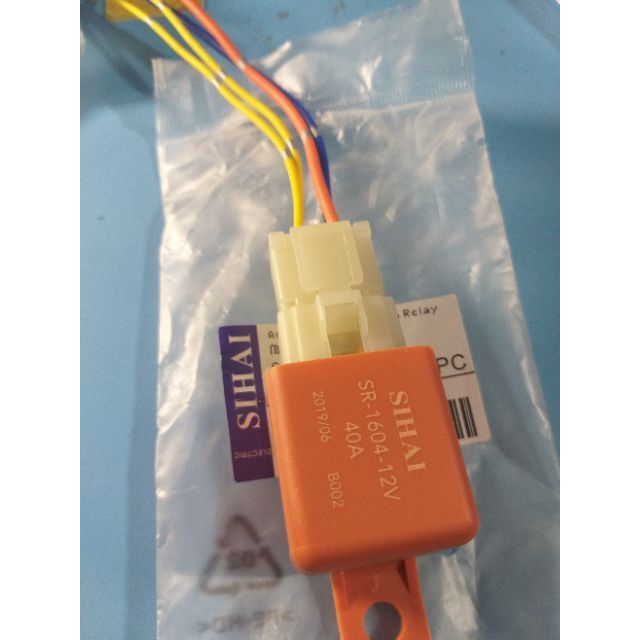 Relay Sihai 4 chân 40A kèm giắc điện | Shopee Việt Nam