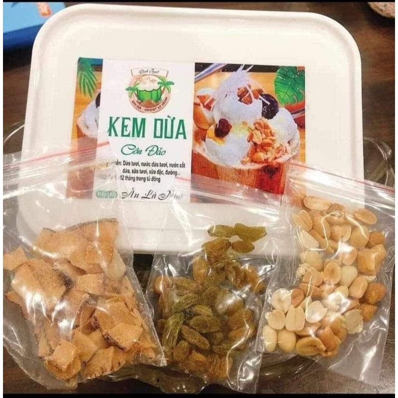 KEM DỪA CÔN ĐẢO 7 vị _ 1000ml(Hoả tốc HCM) | Shopee Việt Nam
