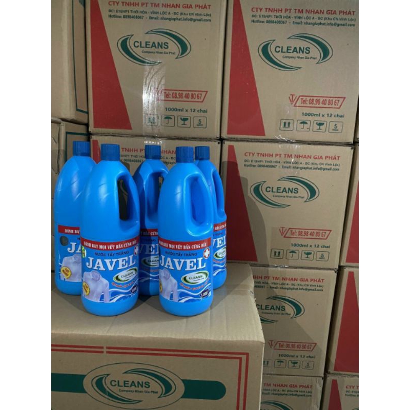 Tẩy Jave Cleans 700ml - thùng 12 chai ( Chính Hãng ) | Shopee Việt Nam