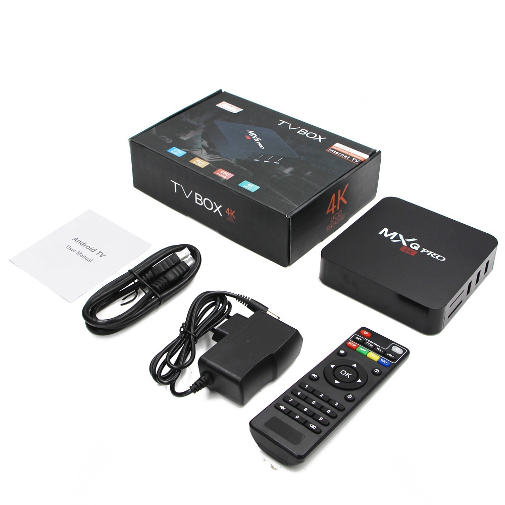 Android TV Box MXQ Pro 4K Bản 16G+256GB Tiếng Việt Wifi 5G Smart Tivi ...
