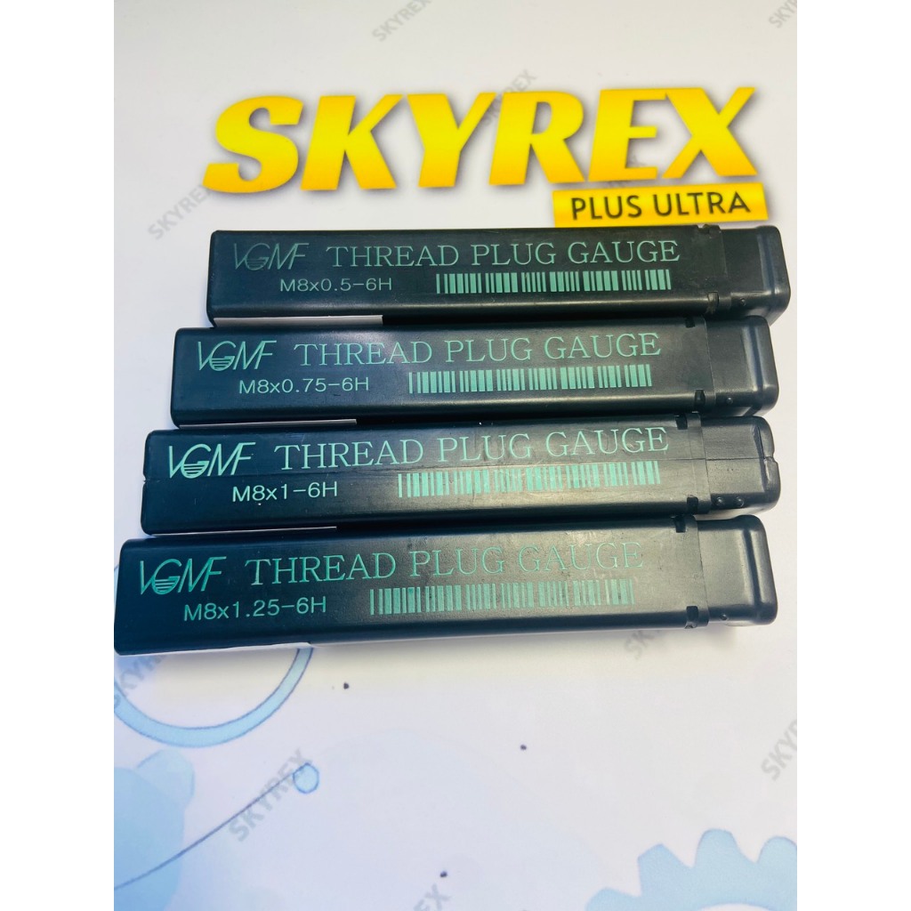 DƯỠNG KIỂM REN TRONG M8-6H (M8x1.25 & M8x1 & M8x0.75 & M8x0.5) - DƯỠNG ...