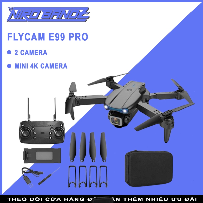 FlyCam Drone Mini E99 Pro Gía Rẻ ,Máy Bay Điều Khiển Từ Xa Camera Kép ...