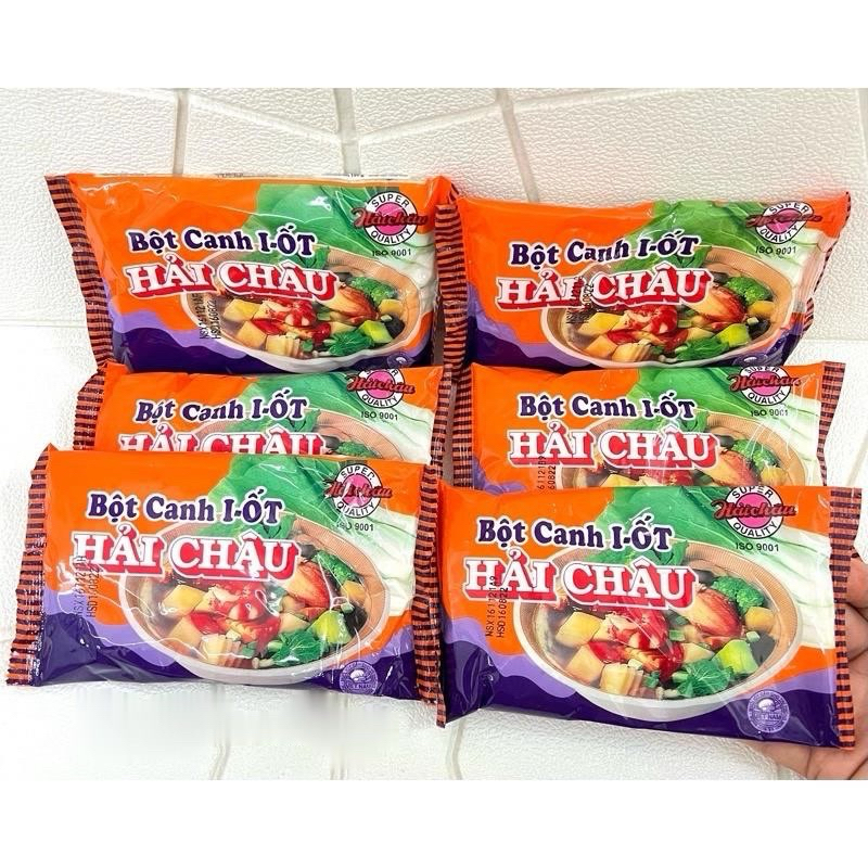 [CHÍNH HÃNG] Bột Canh I-Ốt Hải Châu gói 190g Mới DATE MỚI | Shopee Việt Nam