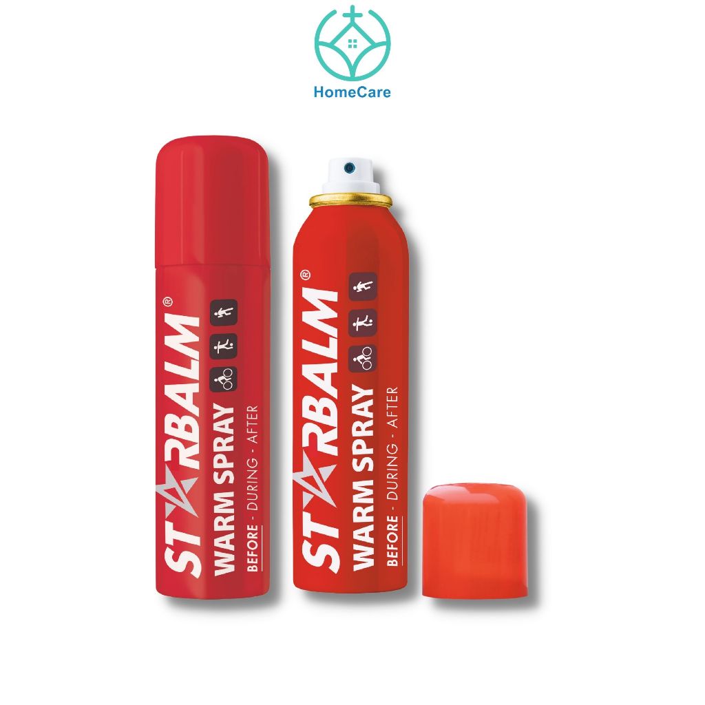 Chai xịt nóng Starbalm Warm Spray 150ml làm ấm cơ thể thư giãn cơ bắp ...