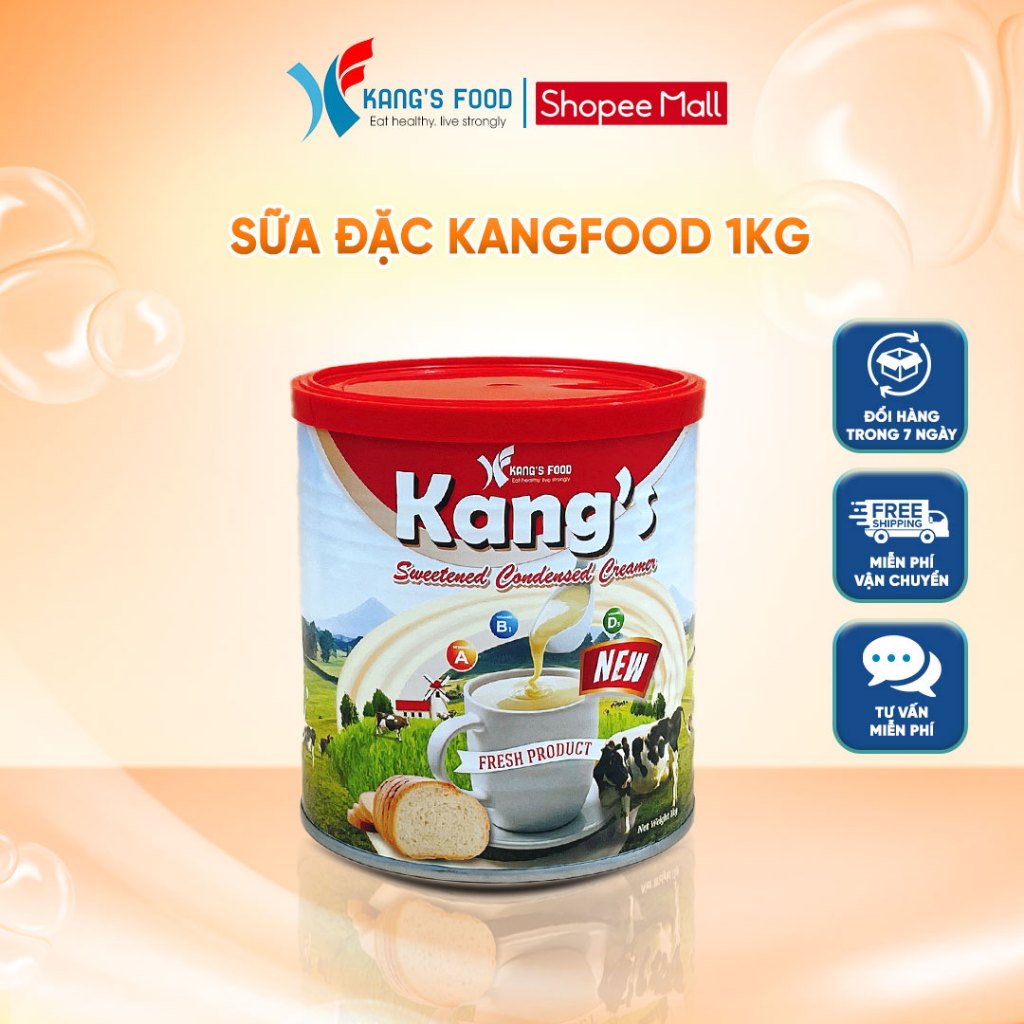 Sữa đặc có đường kang food hộp 1kg | Shopee Việt Nam