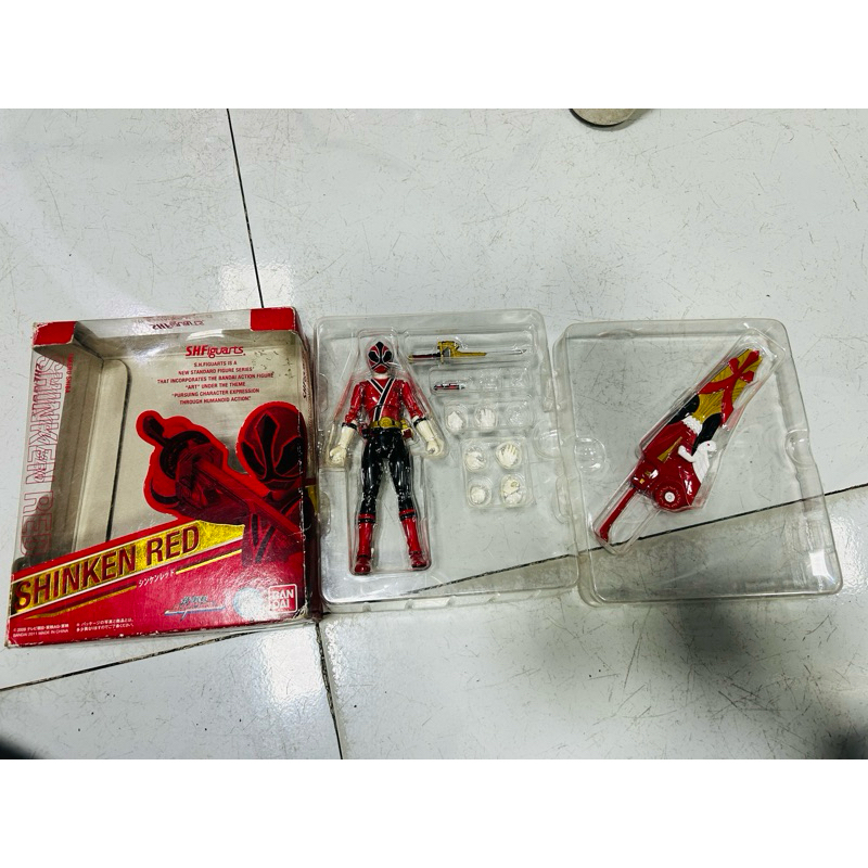 Mô hình SHF Shinken Red Samurai Sentai Shinkenger Super Sentai chính hãng Bandai | Shopee Việt Nam