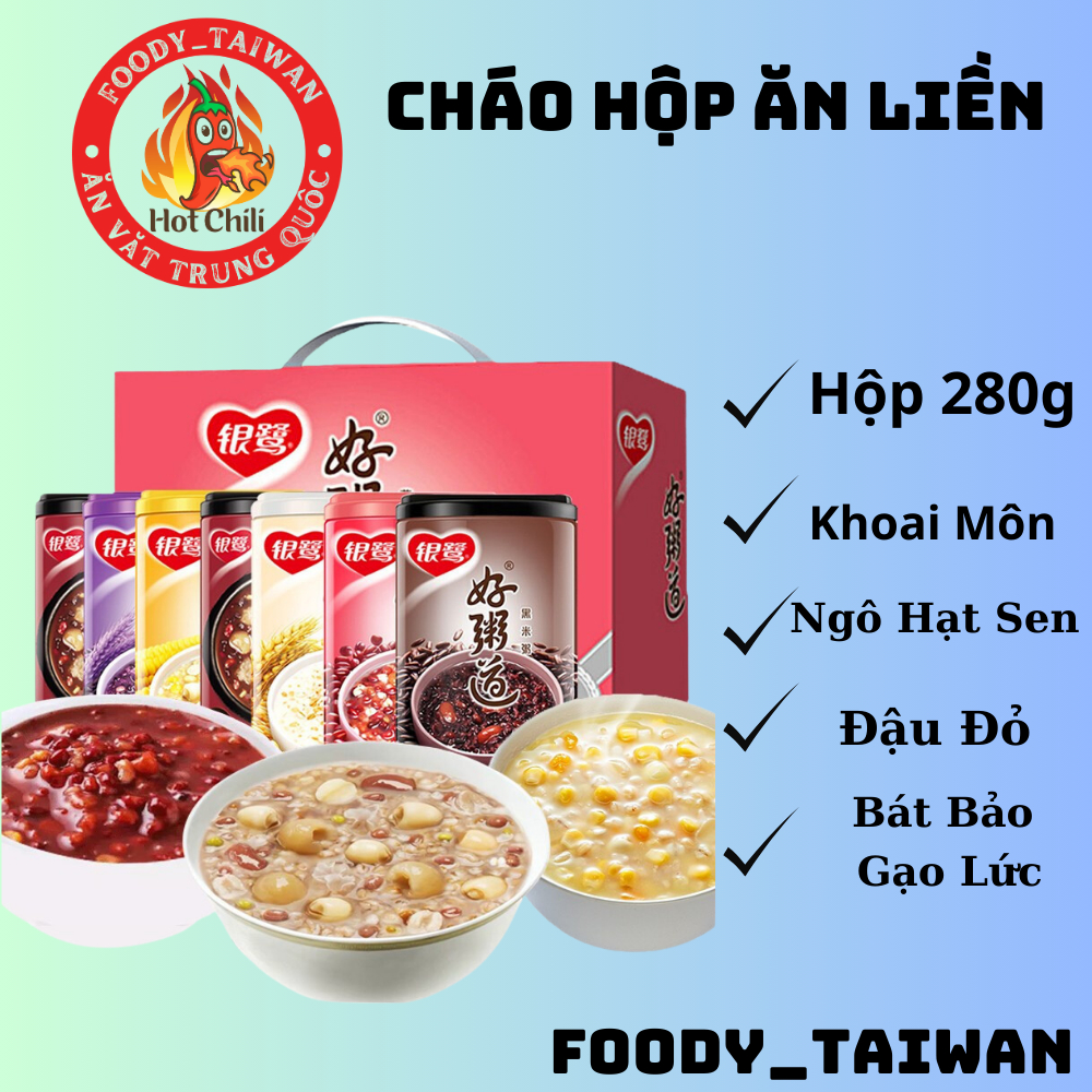 Cháo Lon Ăn Liền Nội Địa Trung - Cháo Bát Bảo Ăn Liền - Cháo Ngũ Cốc ...