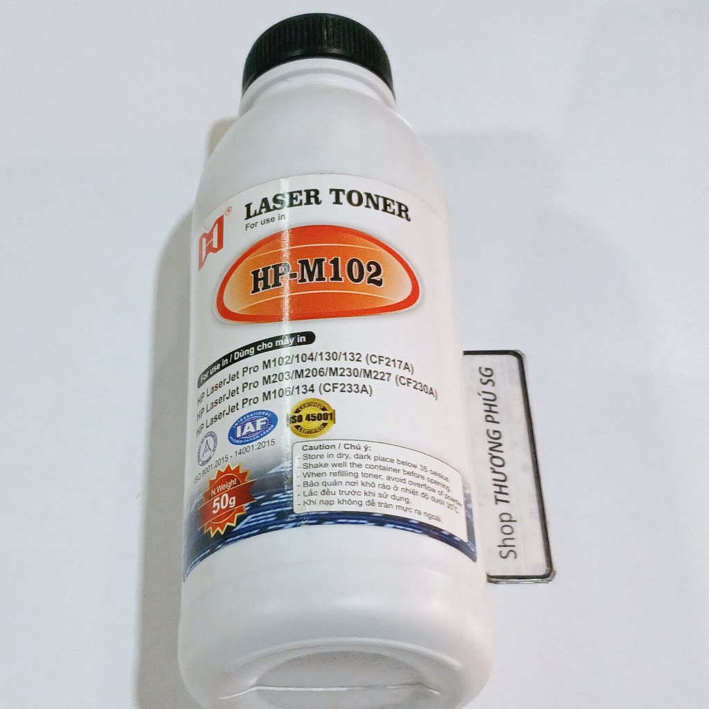 Mực in Laser Toner HP M102, 17A, 217A, 230A, 102A, 233A, Canon 051, 047 ...