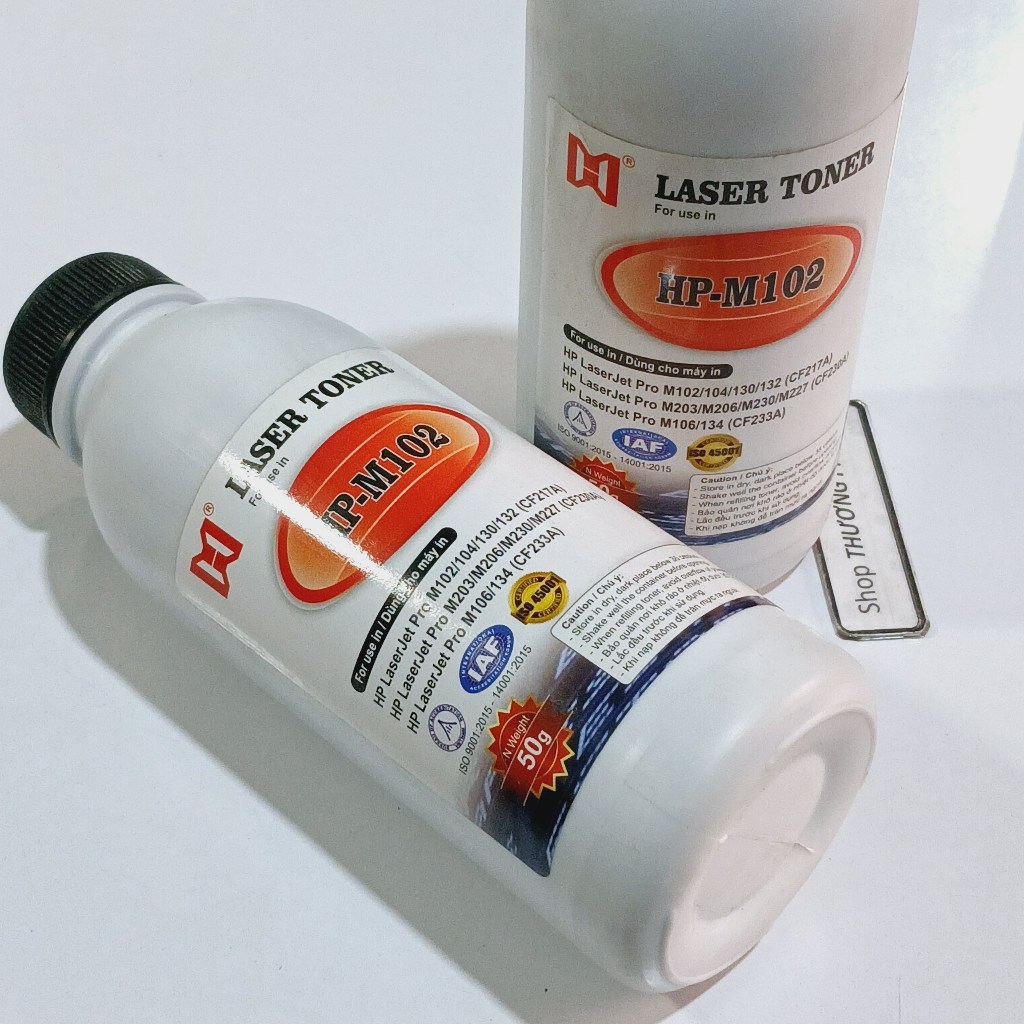 Mực in Laser Toner HP M102, 17A, 217A, 230A, 102A, 233A, Canon 051, 047 ...