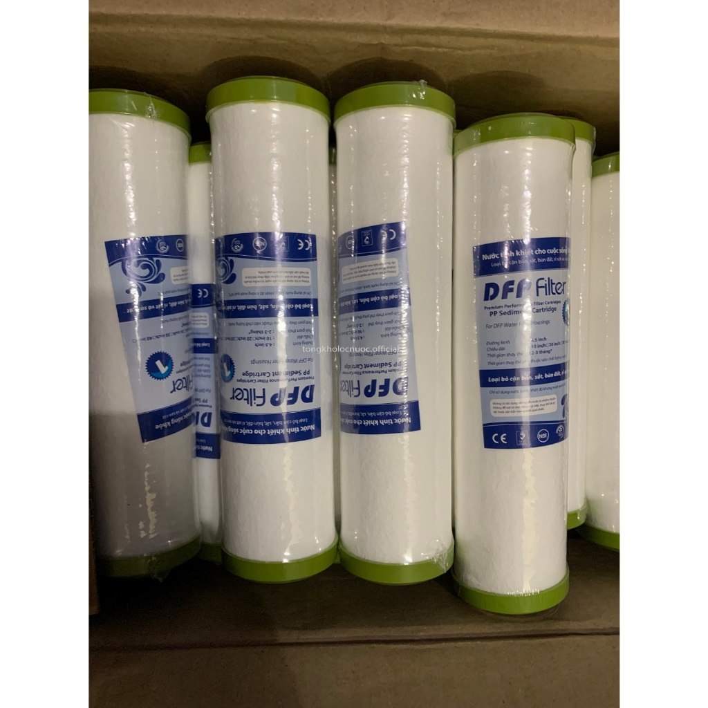 Lõi lọc 10 inch PP Filter 5 micron - DFP Filter | Shopee Việt Nam