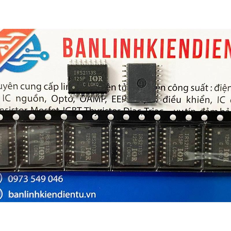 [Combo 2 chiếc] IRS2113S, IRS2113STRPBF Driver điều khiển IGBT SOP-16 | Shopee Việt Nam