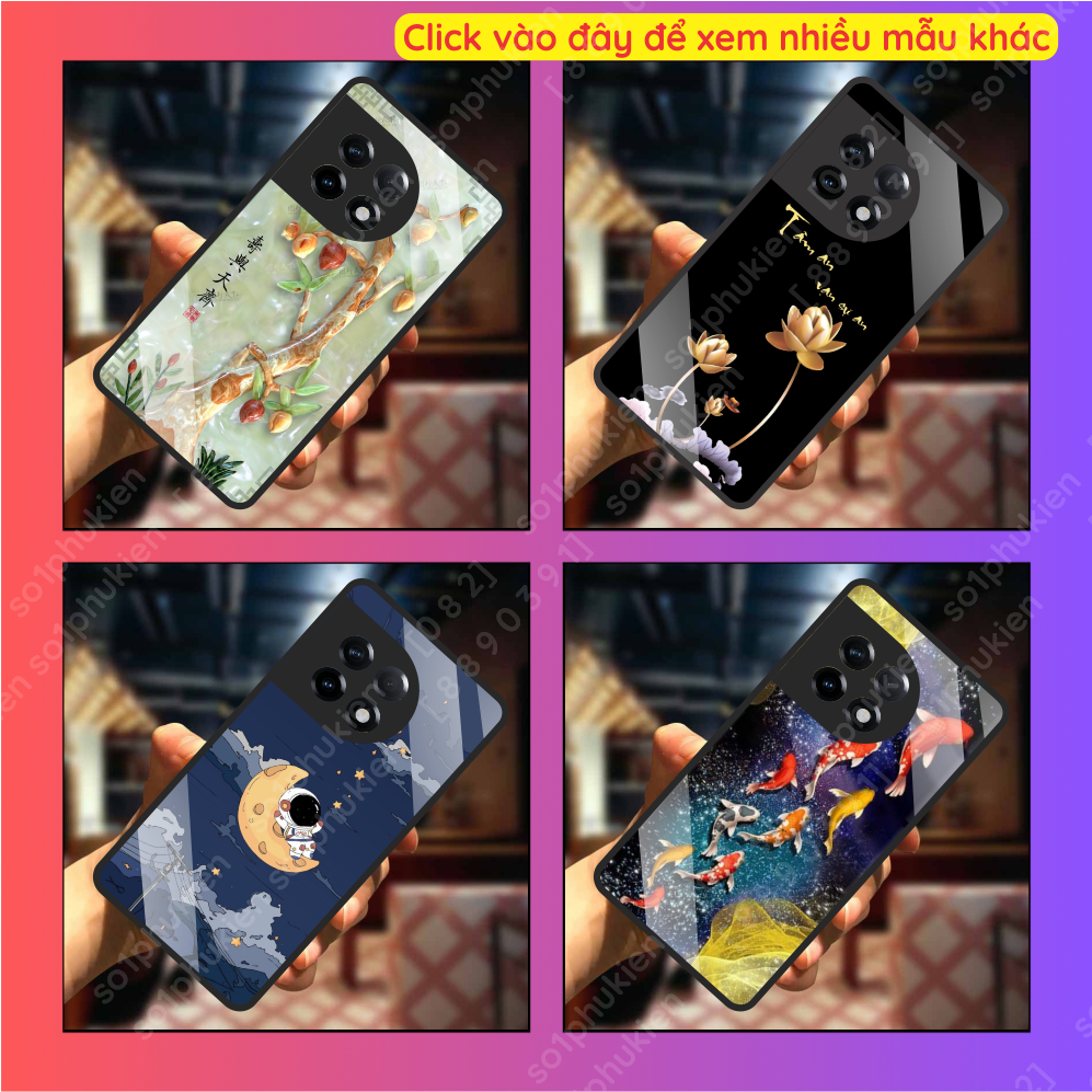 Ốp lưng Oneplus 11/ 11R 5G (1+ 11R 5G) / Oneplus ACE 2 ép cường lực dẻo tráng gương in hình thư ...