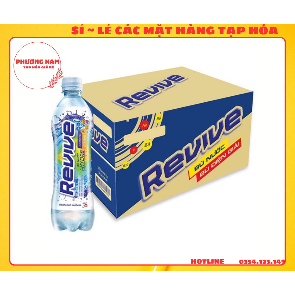 THÙNG 24 CHAI NƯỚC UỐNG BÙ KHOÁNG REVIVE 500ML | Shopee Việt Nam