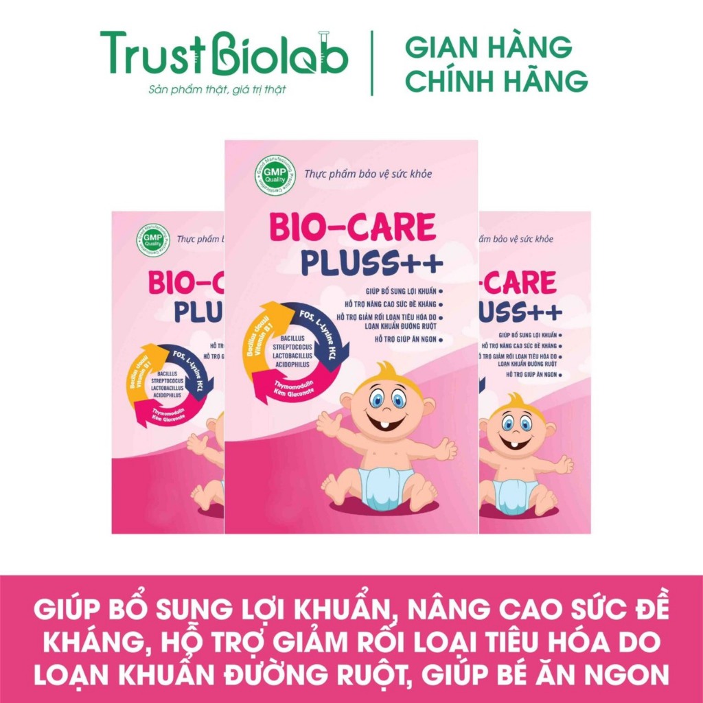 MEN VI SINH Biocare Pluss++ HỖ TRỢ ĂN NGON, NÂNG CAO SỨC ĐỀ KHÁNG ...