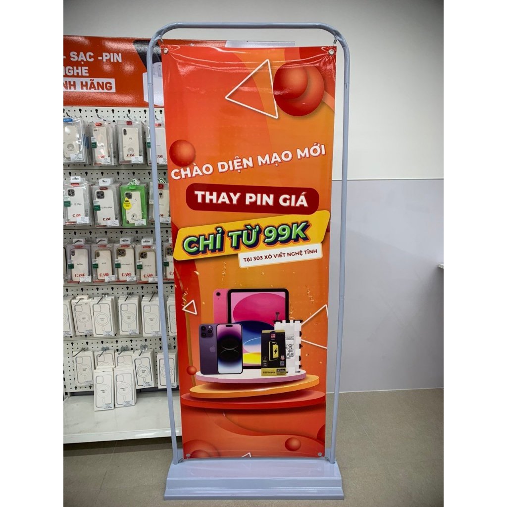 Standee kiểu cửa đế nước và standee kiểu cửa đế sắt | Shopee Việt Nam