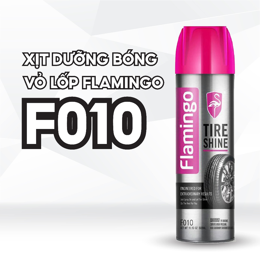 Bình Xịt Dưỡng Bóng Vỏ Lốp Ô Tô, Phục Hồi Nhựa Đen Flamingo F010 500ML ...