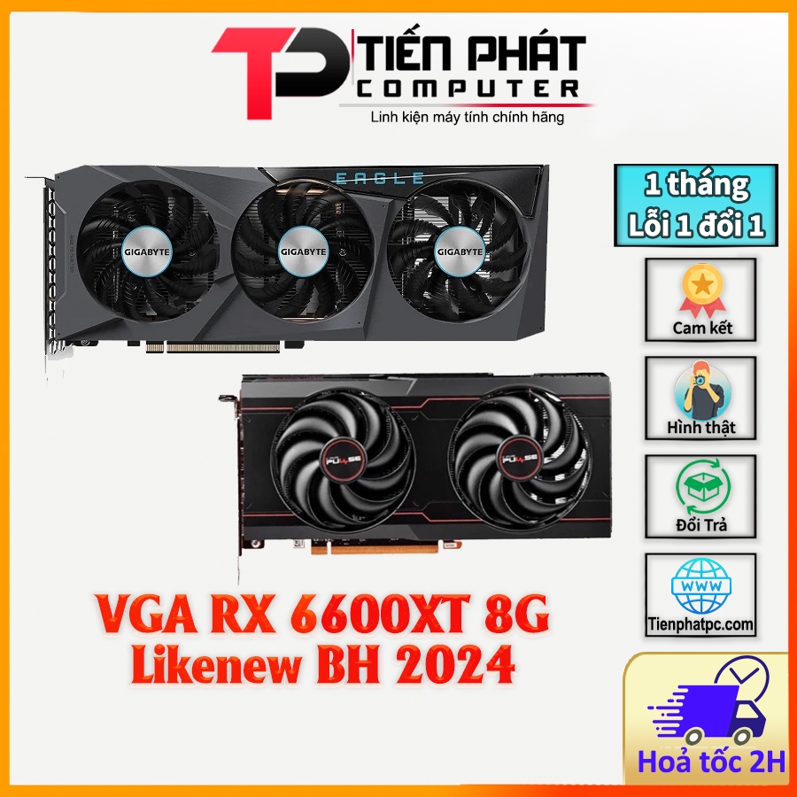 Card đồ hoạ - Vga RX 6600XT 8G Gigabyte, Sapphire LIKENEW - BH chính ...